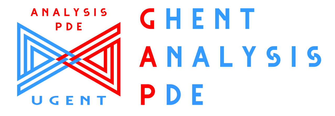 Noncommutative Analysis and PDEs – Ghent Analysis & PDE Center