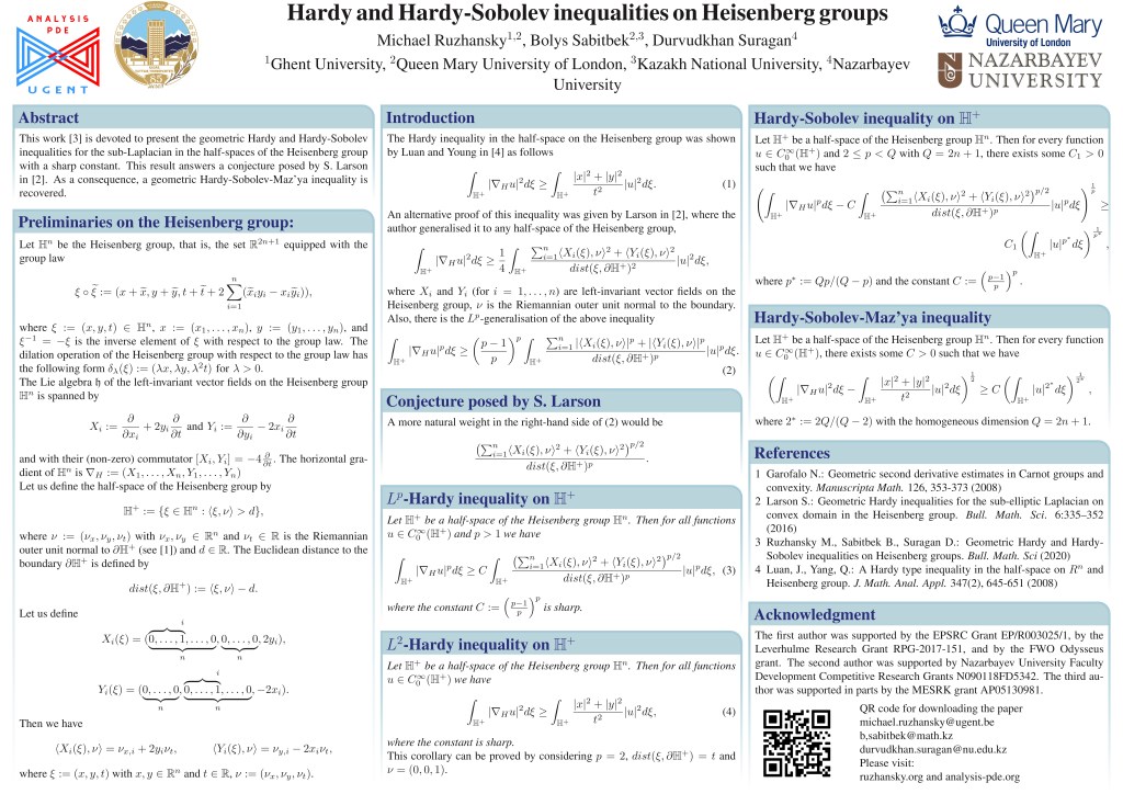 Posters – Ghent Analysis & PDE Center