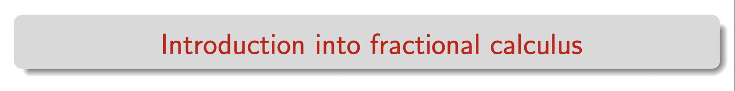Fractional derivatives – Ghent Analysis & PDE Center